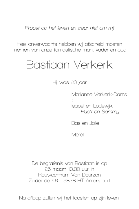 Rouwkaarten maken - zelf ontwerpen & snelle levering - MyCards