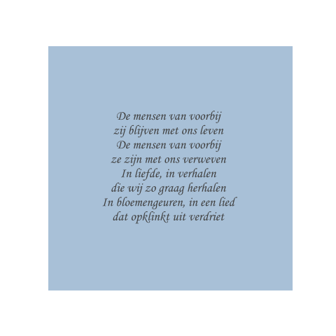 Overlijdens bericht rouwkaart met foto visser